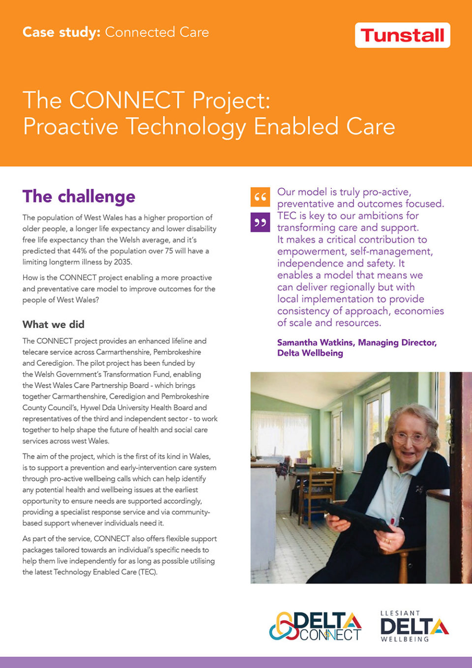 The CONNECT Project: Proactive Technology Enabled Care - TEC Action ...